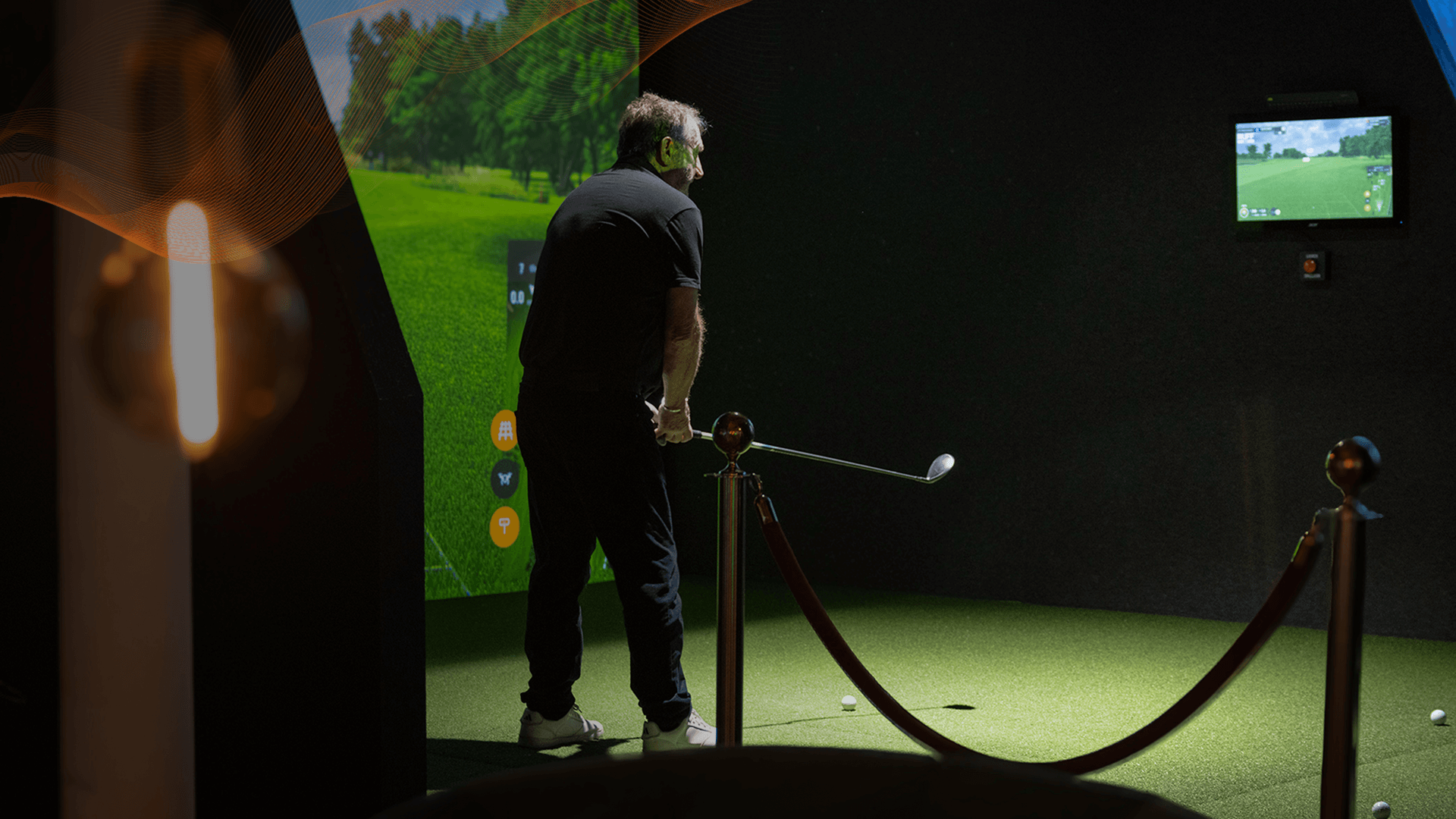 RUFF Golf réinvente l'expérience du golf en salle avec Trackman