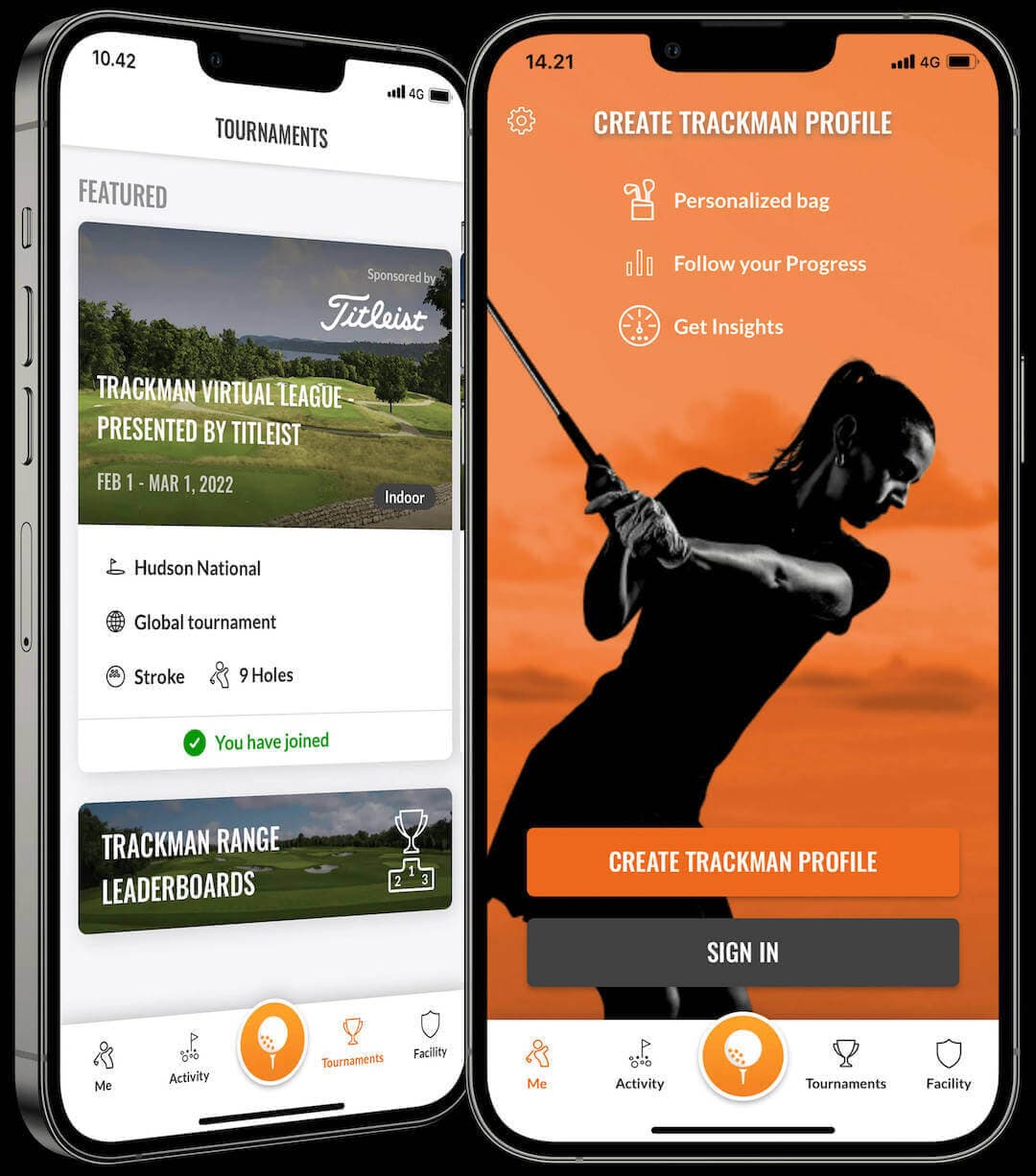 Trackman Virtual Golf Tournaments - Simulator and Range