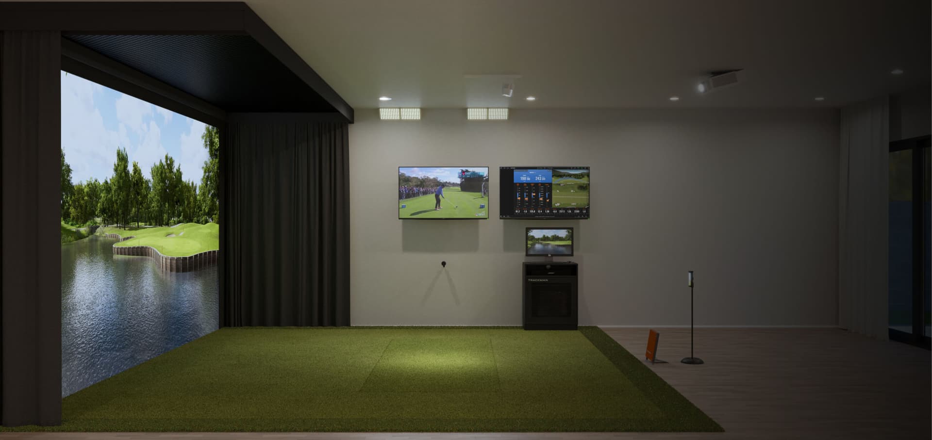 Custom Golf Simulator Build Outs | Home, Garage & Business Solutions