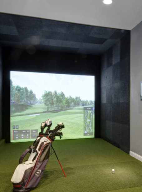 Custom Golf Simulator Build Outs | Home, Garage & Business Solutions